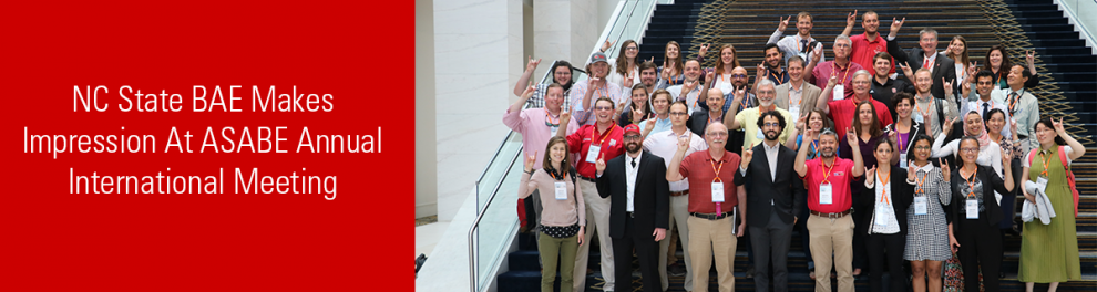 BAE Makes Impact at ASABE, Earns Top Honors | Department of Biological ...